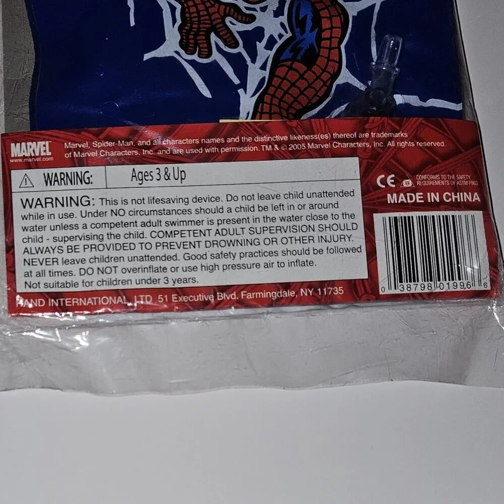 Rand | Other | Nos Marvel Spiderman Deluxe Arm Floaties Swimming Pool ...